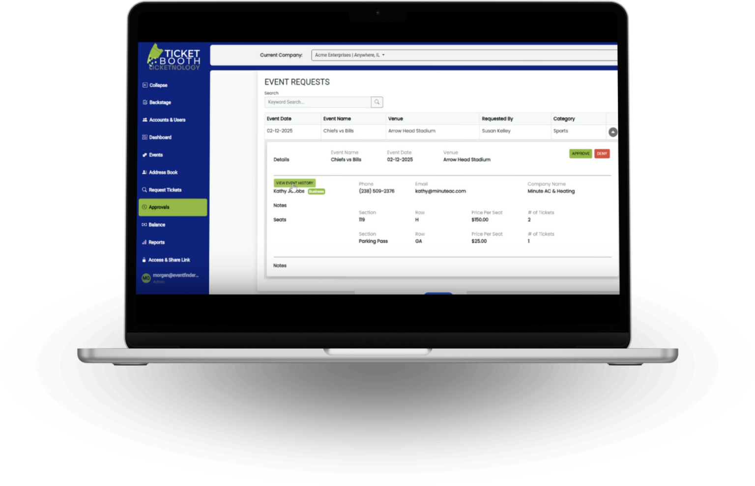 Event Ticket Management System | Ticketnology